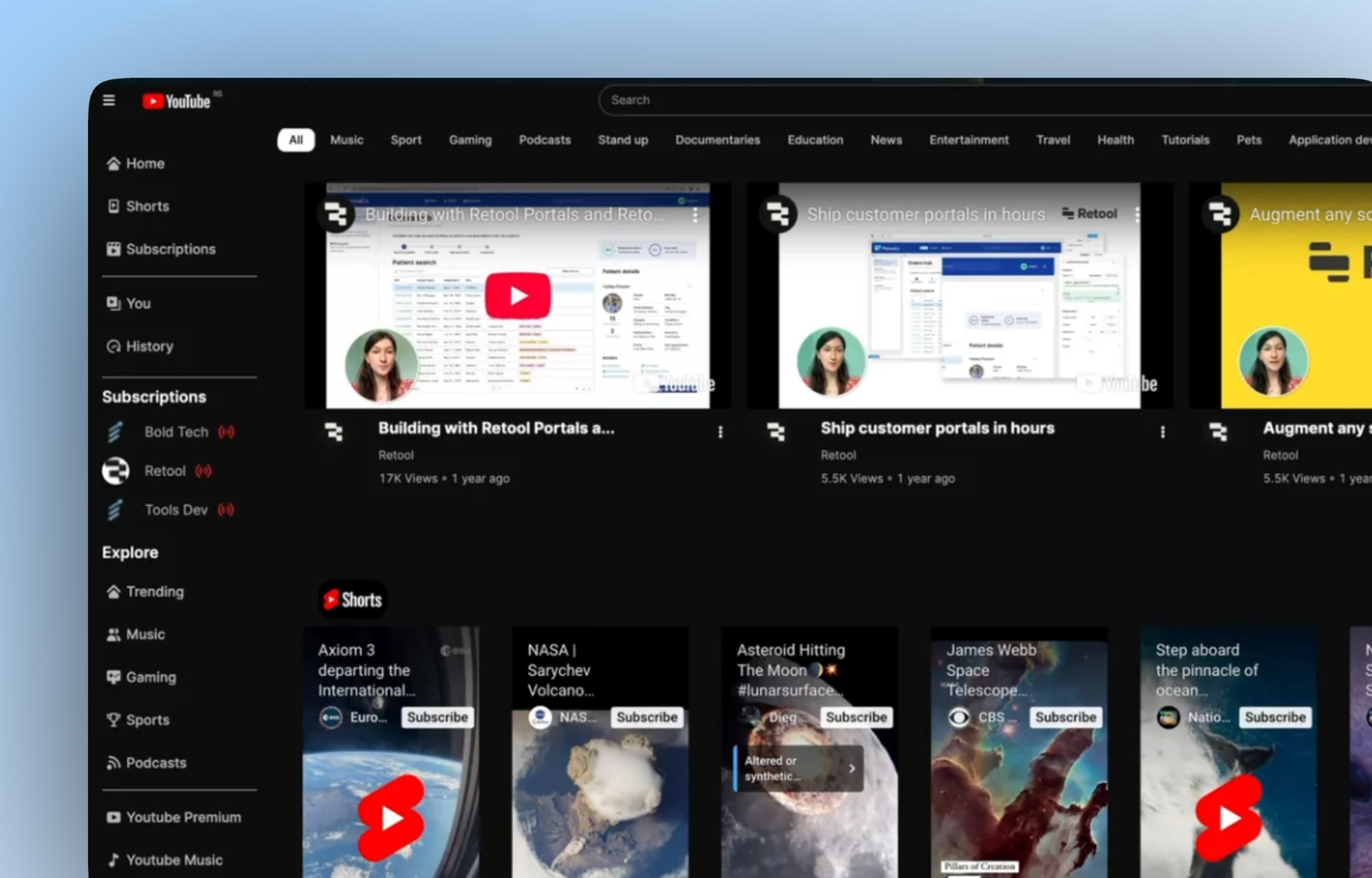 How we built YouTube in Retool (with template)