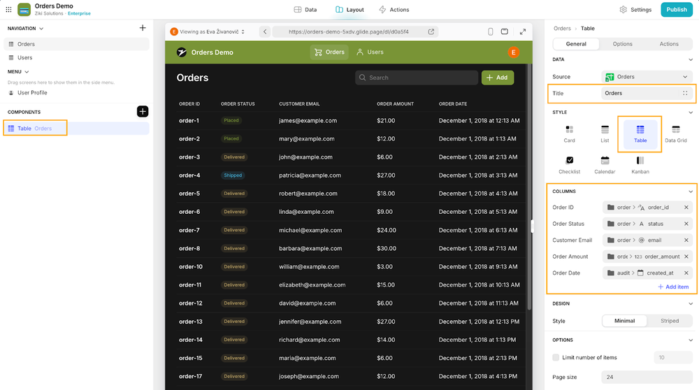 Glide Basics: Build an app to manage your Google Sheets data