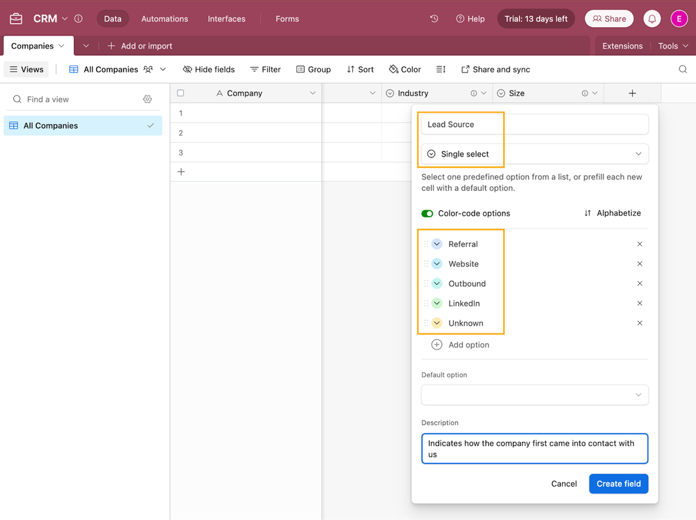 Airtable Basics: Build a simple CRM to store client data